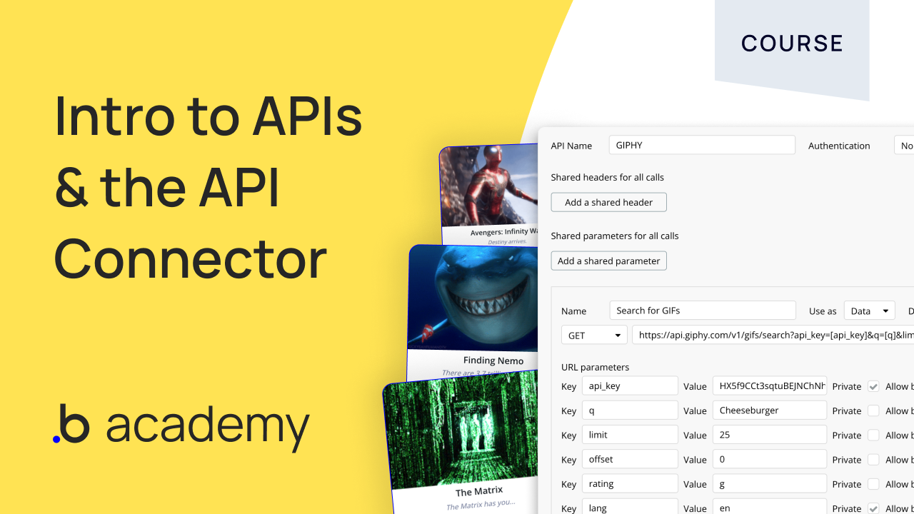 Intro to APIs & the API Connector | Bubble